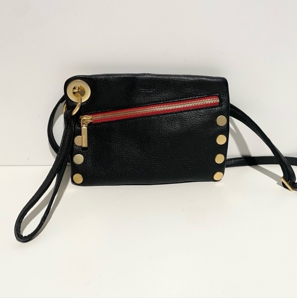 Hammitt | Bags | Hammitt Black Leather Crossbodywristlet Like New ...